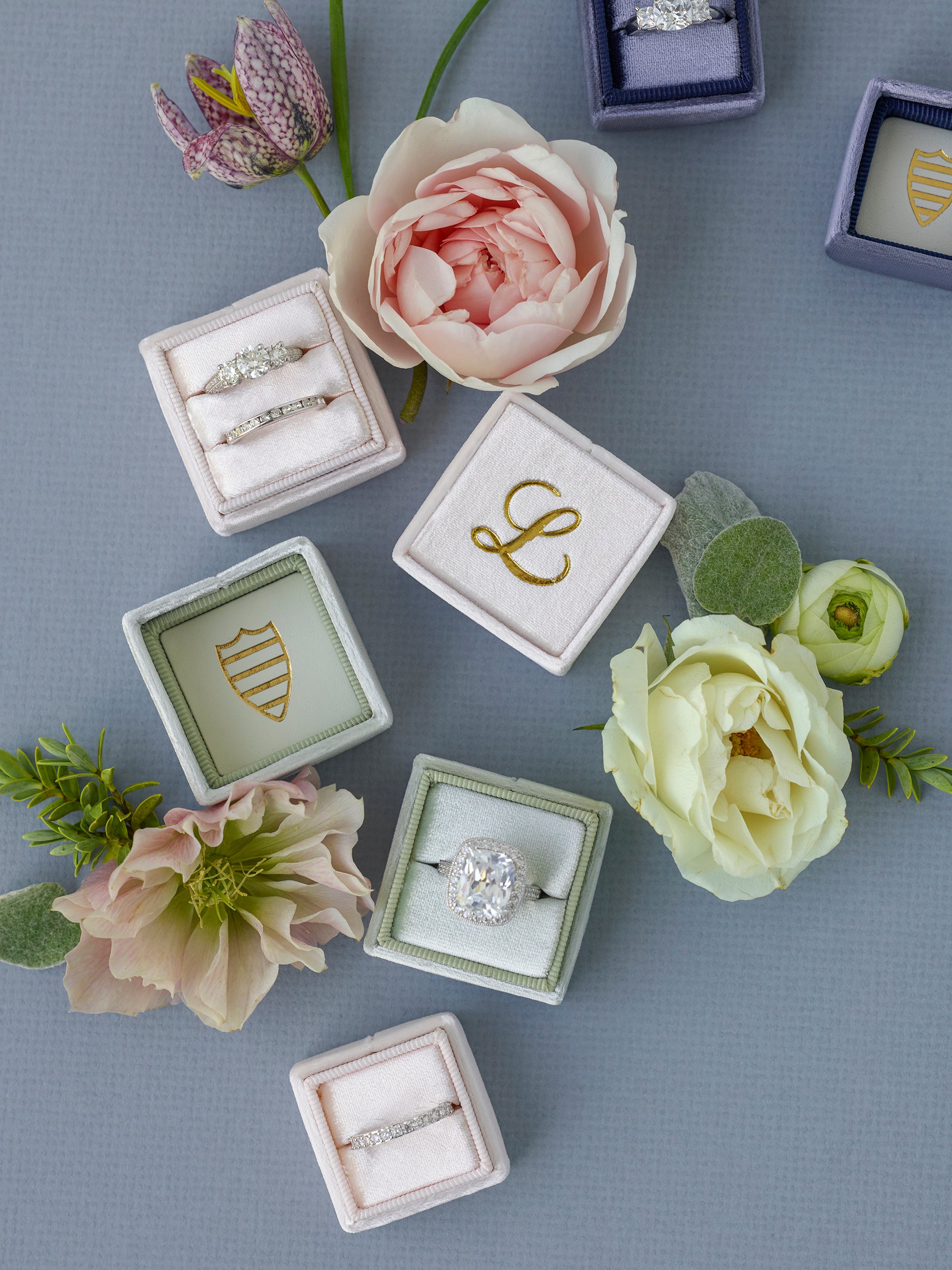 The Antonia Classic Double Ring Box – The Mrs. Box